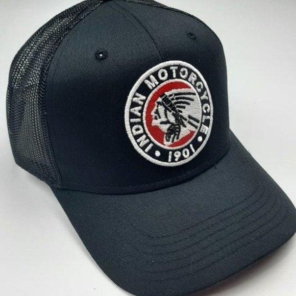 Accessories | Indian Motorcycle Embroidered Patch Hat Mesh Snapback Low ...